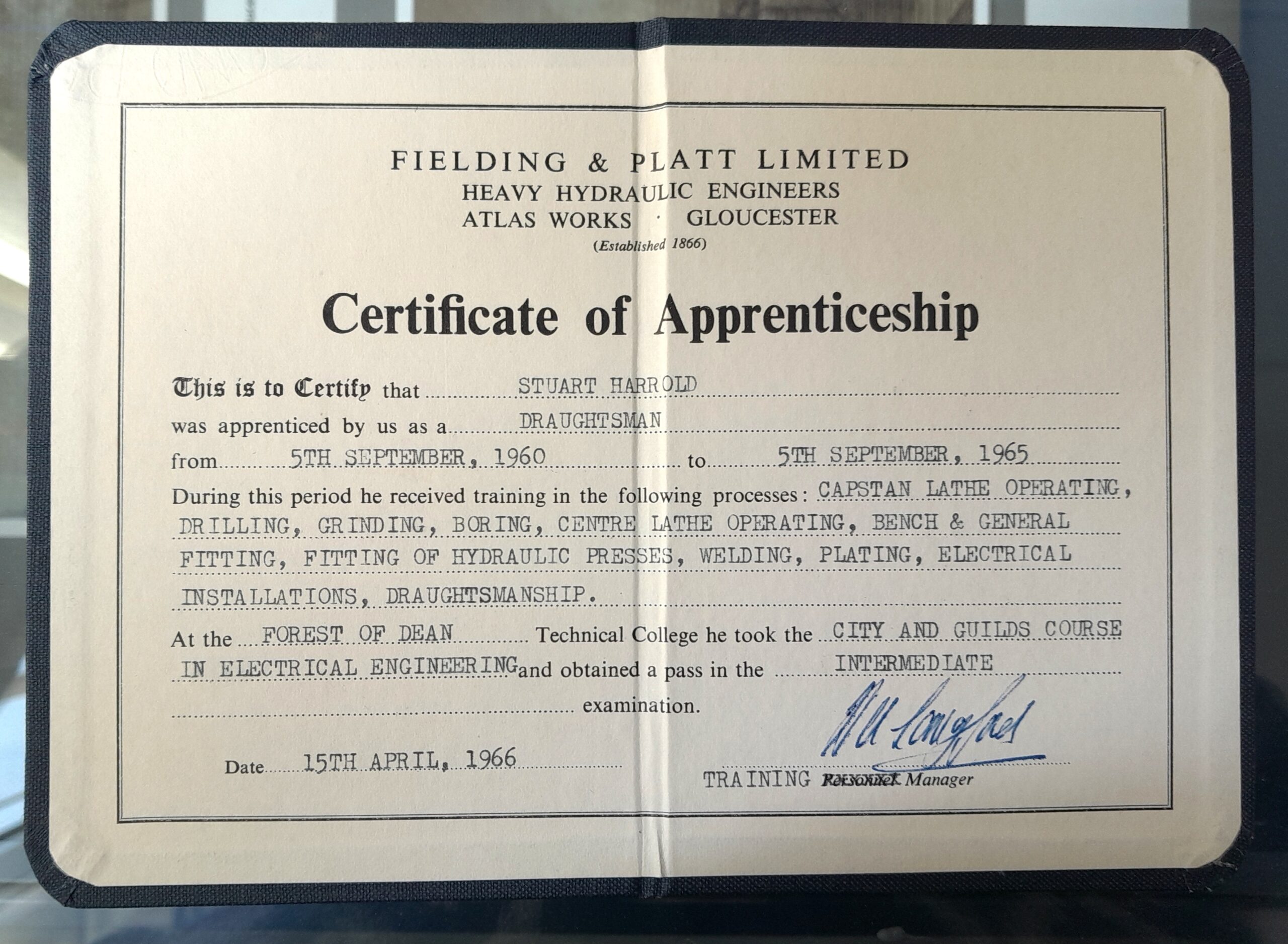 Stuart Harrold | People (General) | Fielding and Platt History