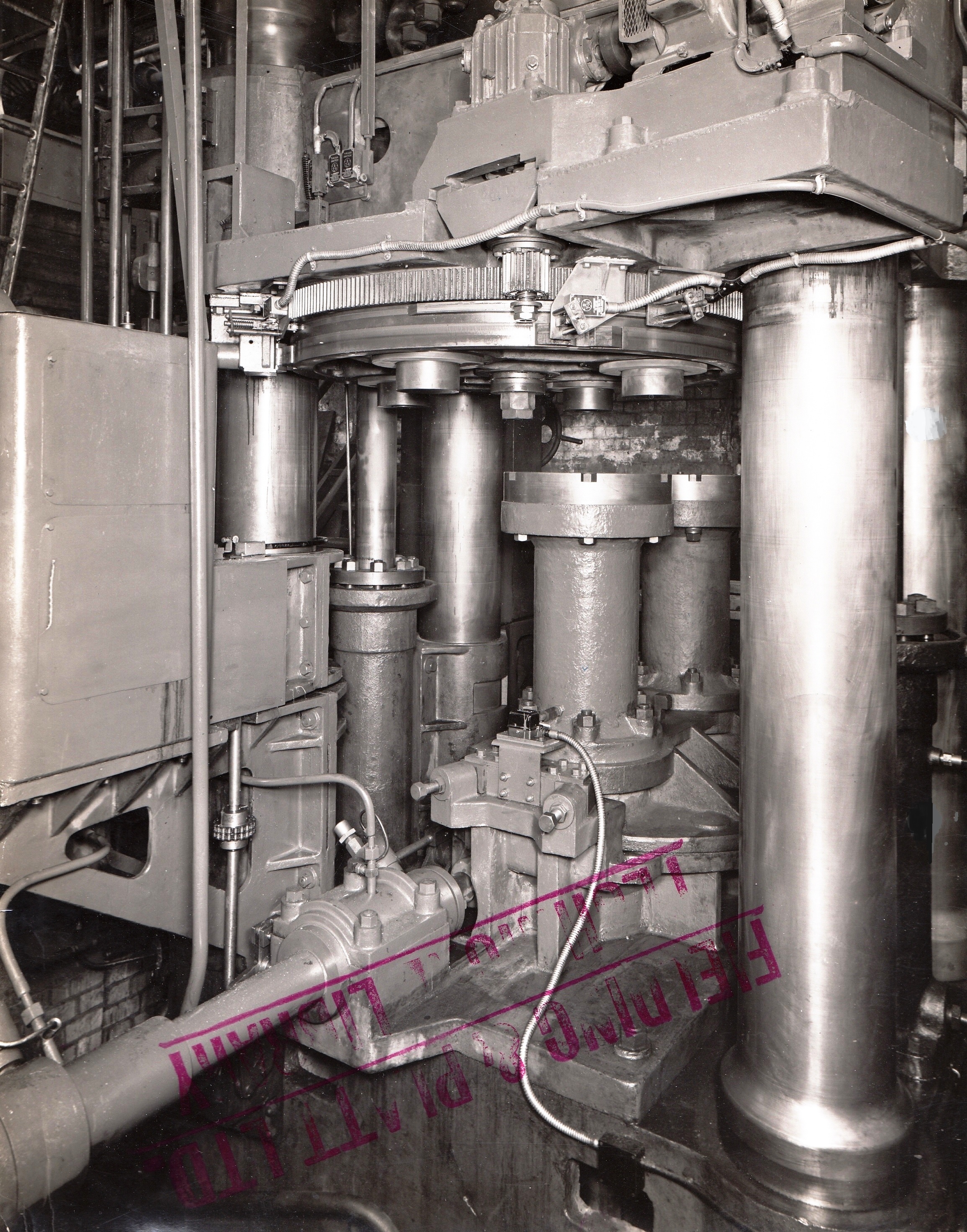 3000 ton Heading & Indenting Press, views take on site c.1940, O/No ...