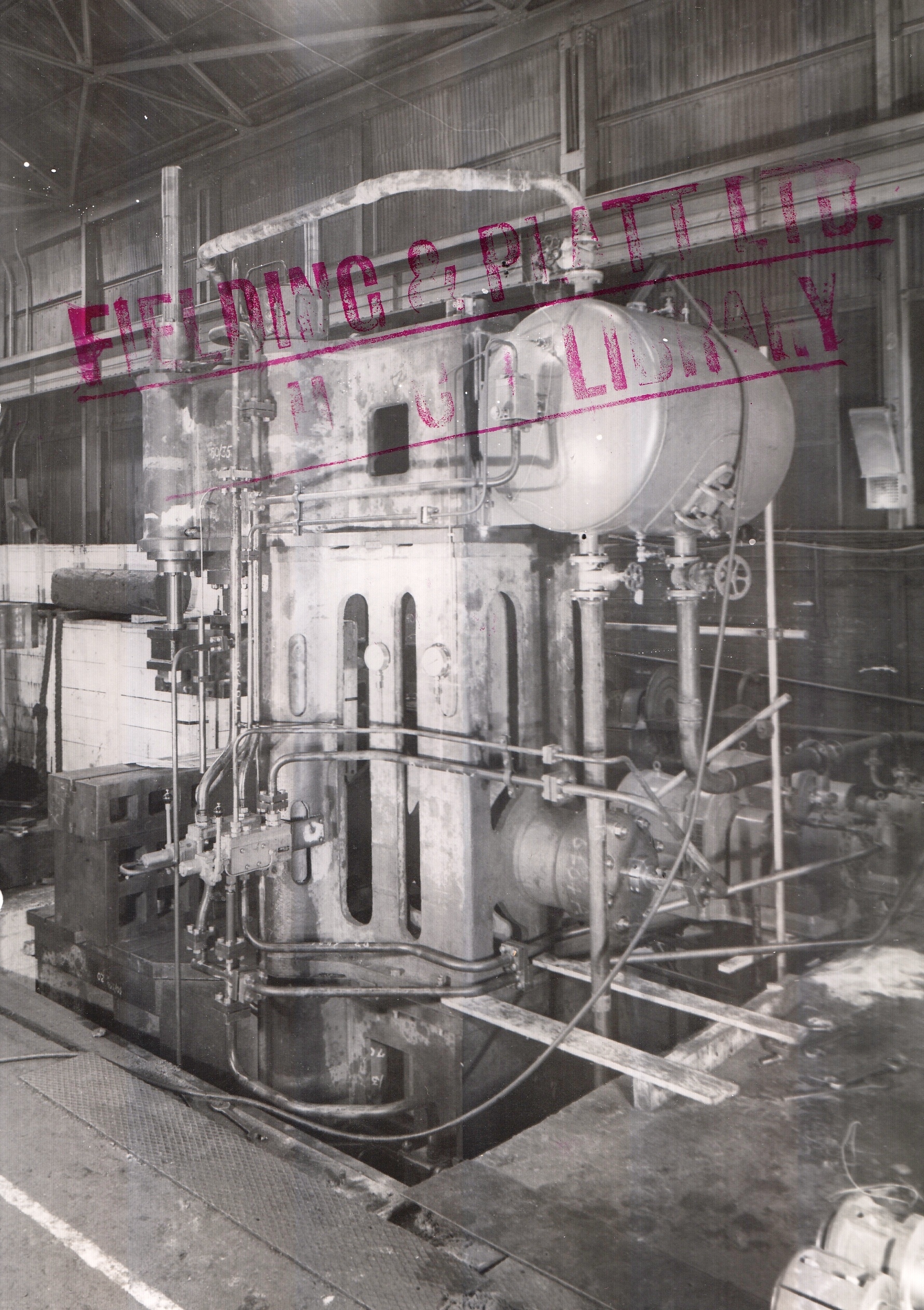 350 ton Joggling Press, O/No. 6486, c.1950 | 1950s | Fielding and Platt ...
