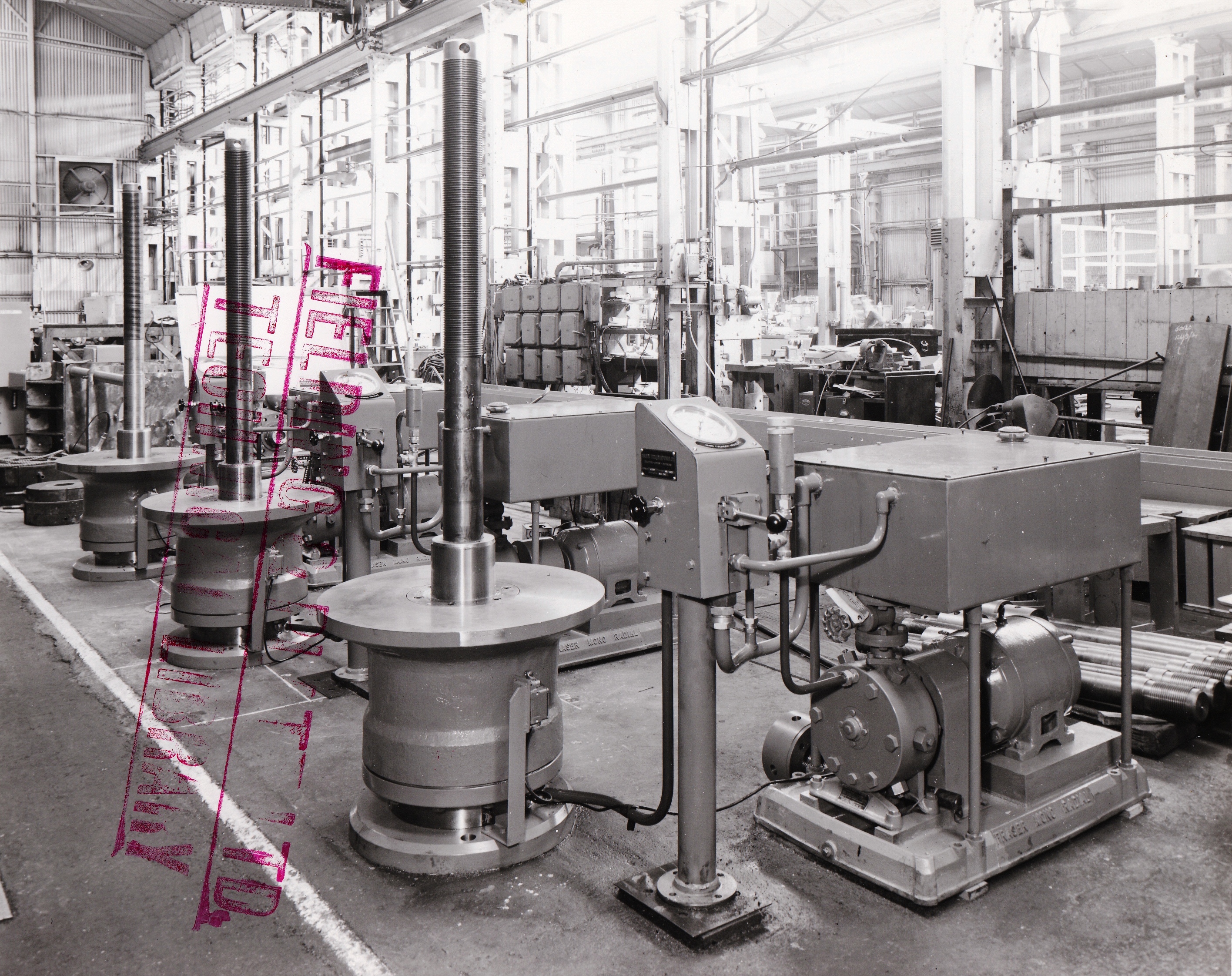 100 ton Core Building Press, O/No. 62100, c.1962 | 1960s | Fielding and ...