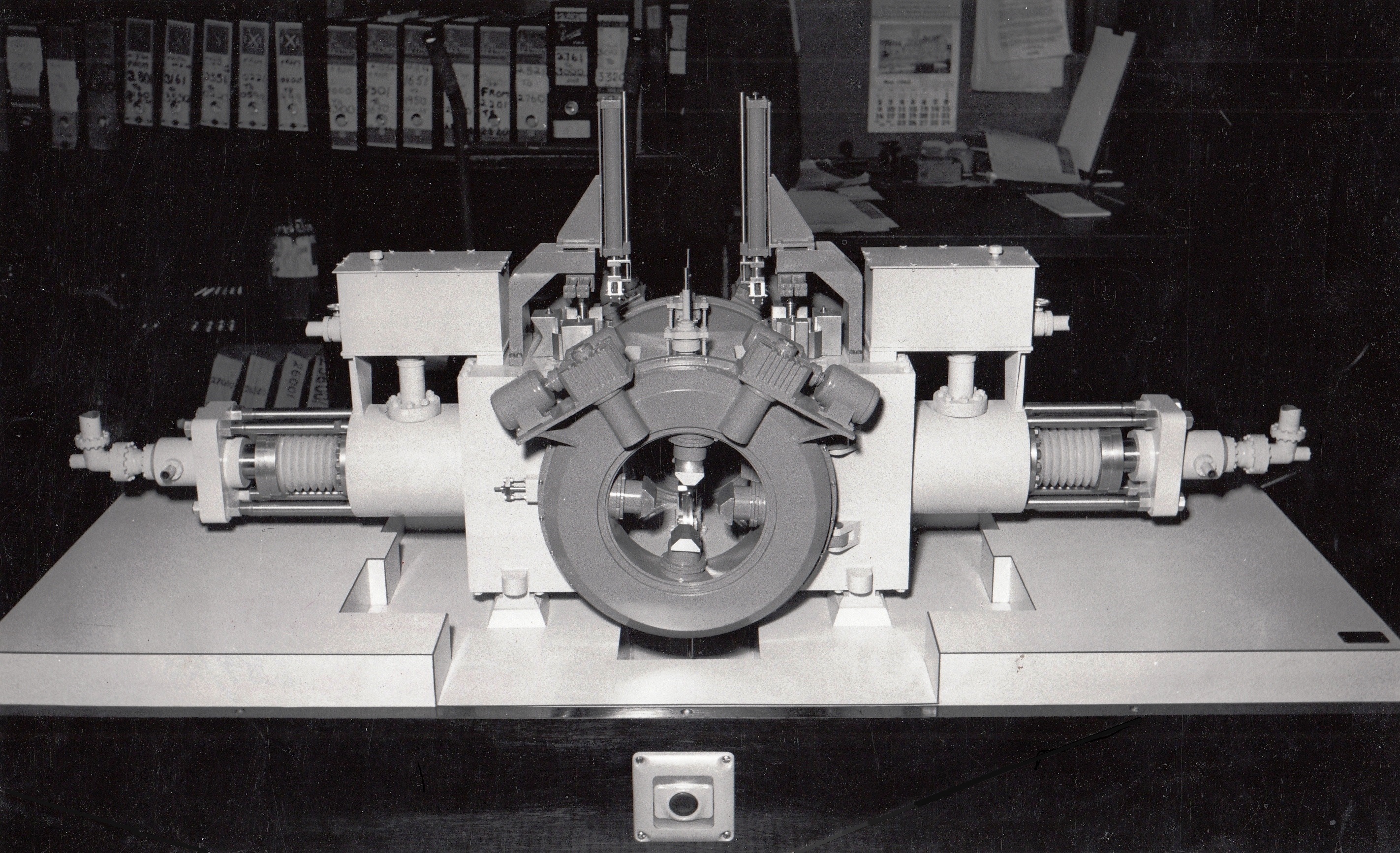 Model of a Cogging Forge Press, c.1965 | Models | Fielding and Platt ...