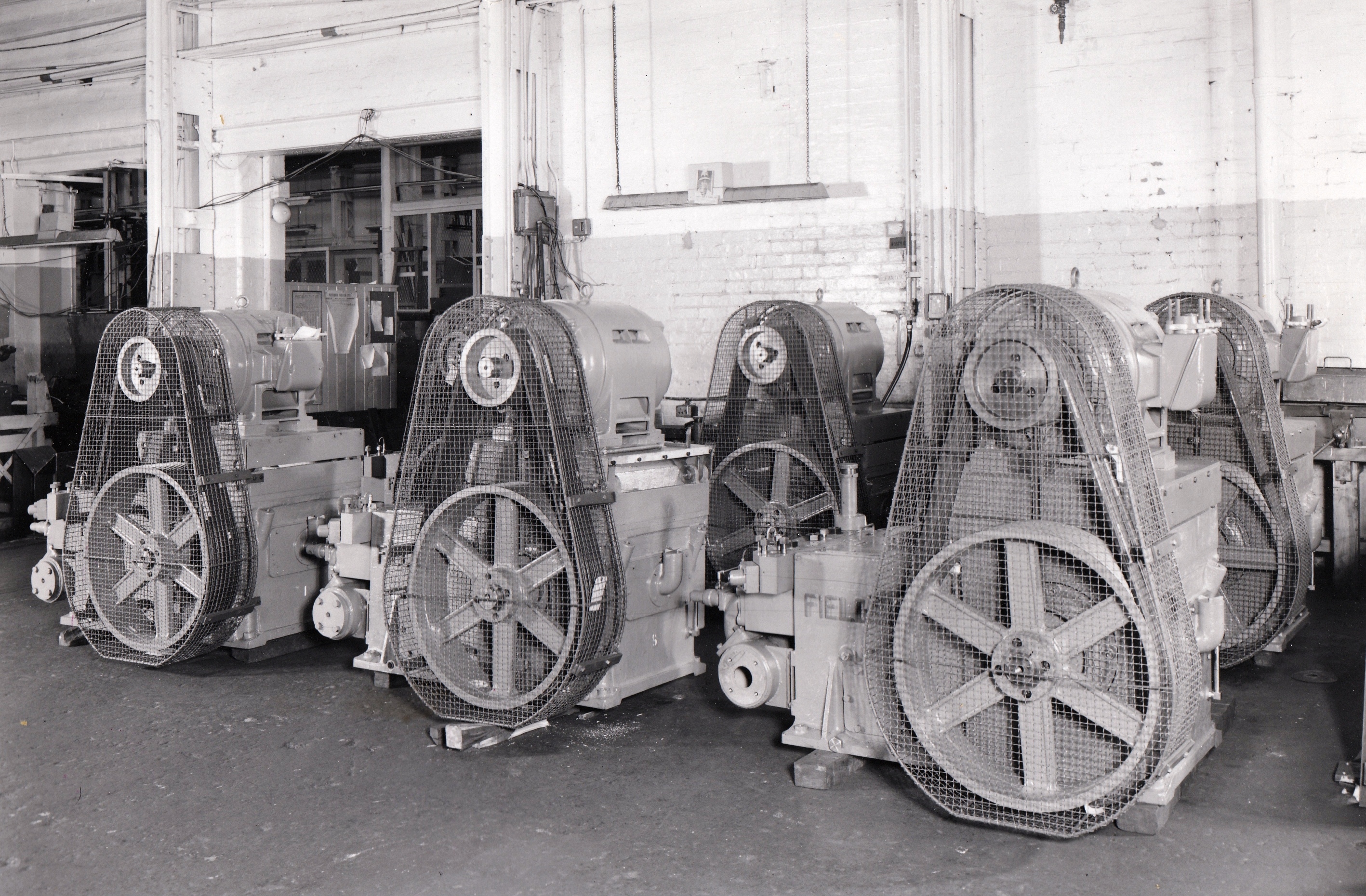 H3 Pumps with overhead mounted motors, O/No. 65440, c.1966 | 1960s ...