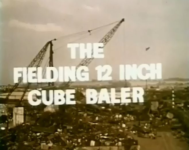 The Fielding 12 inch Cube Baler | Balers, Centenary Film & 12 ...